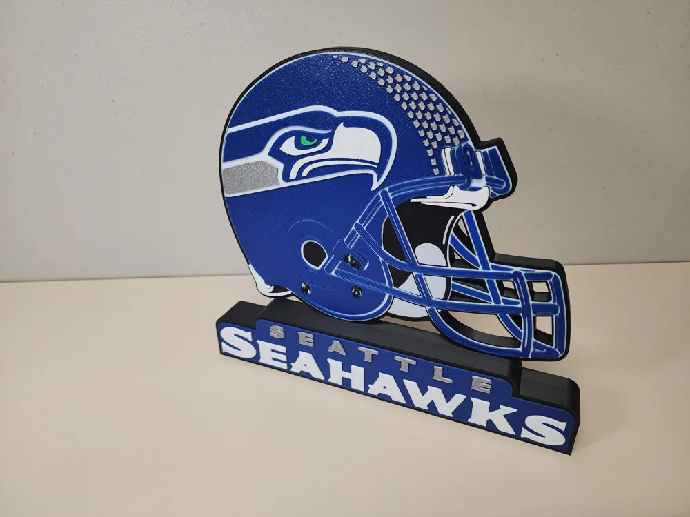 Seattle Seahawks Wall or Desk Display by briankstan MakerWorld ...