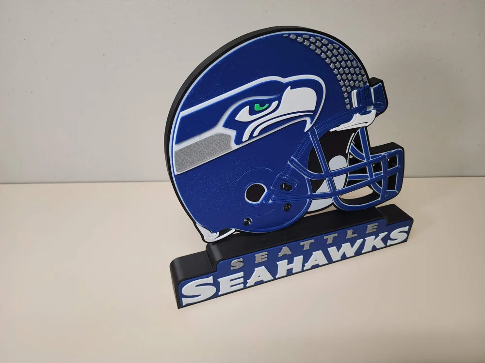 Seattle Seahawks Wall or Desk Display by briankstan MakerWorld ...