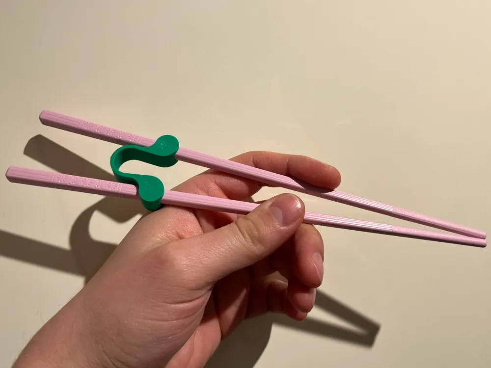 Chopstick Helper - Refreshed Design - Free 3D Print Model - MakerWorld