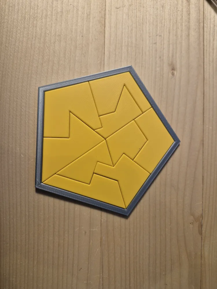 Pentagon puzzle - Free 3D Print Model - MakerWorld