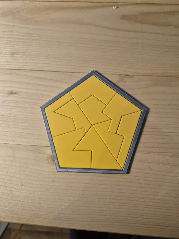 Pentagon puzzle - Free 3D Print Model - MakerWorld