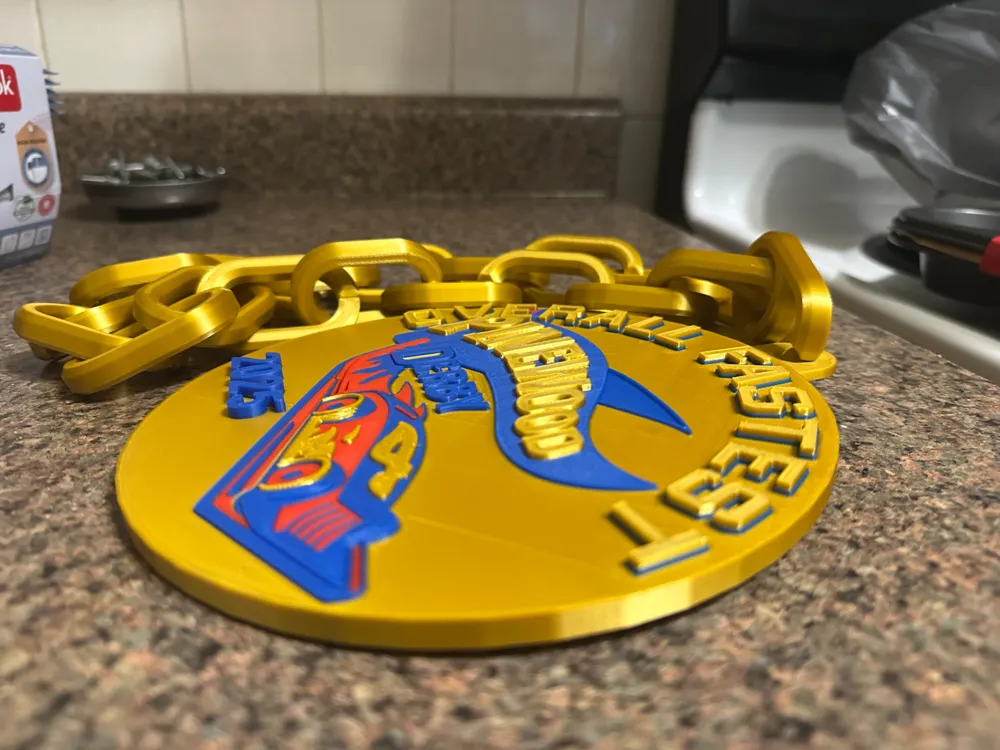 Customizable Pinewood Derby Overall Fastest Logo by Hamilton’s Custom ...