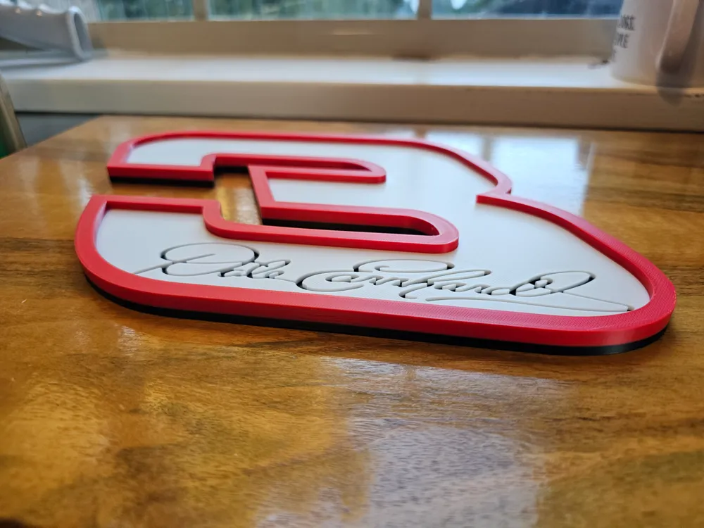 3 Dale Earnhardt 3D Sign by Fast3D MakerWorld: Download Free 3D Models