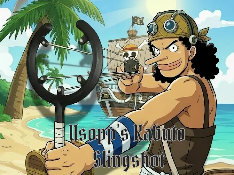 Usopp’s Kabuto Slingshot (One Piece) - Free 3D Print Model - MakerWorld