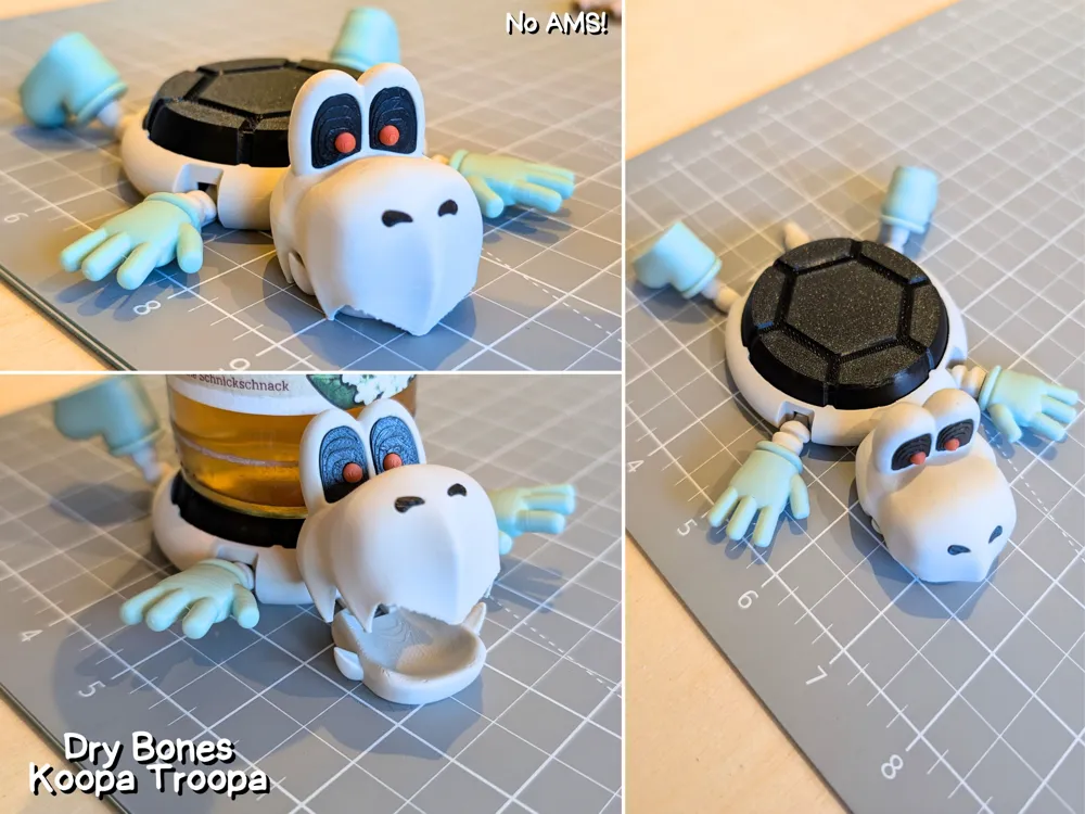 Super Mario Dry Bones Koopa Troopa coaster (NoAMS) by Super_Laserkatz ...