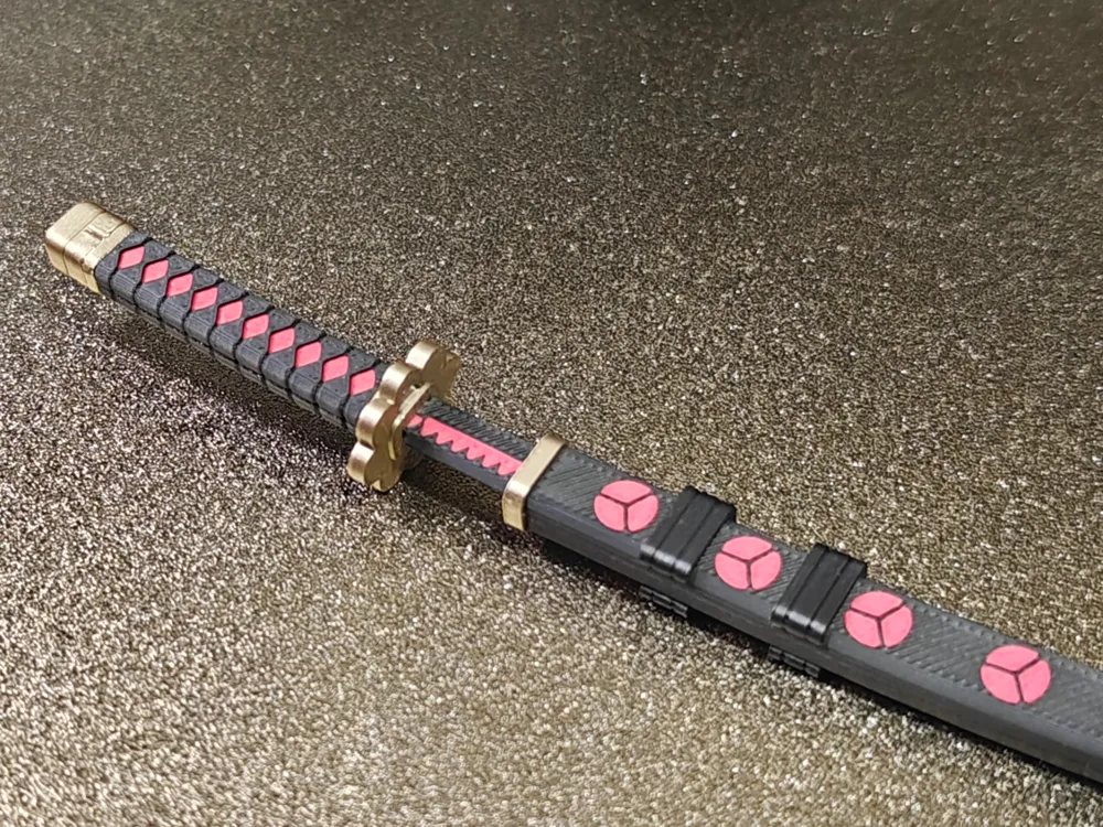 Miniature Roronoa Zoro's Black Blade Shusui - Free 3D Print Model ...