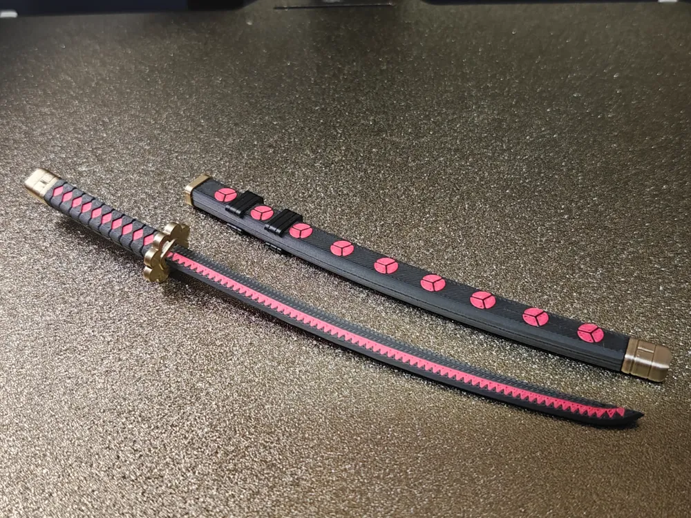 Miniature Roronoa Zoro's Black Blade Shusui by hwch19 MakerWorld ...