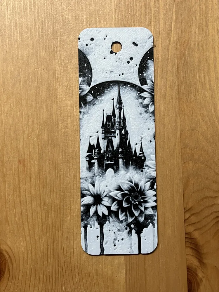 Disney castle bookmark - Free 3D Print Model - MakerWorld
