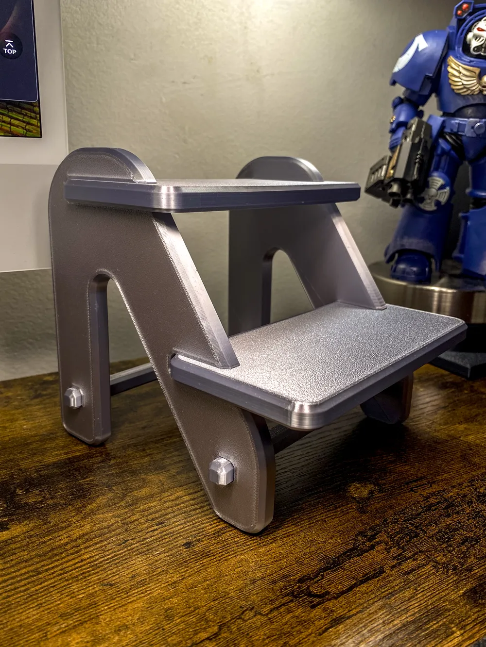 Two tier display shelf by Geeky83 MakerWorld: Download Free 3D Models