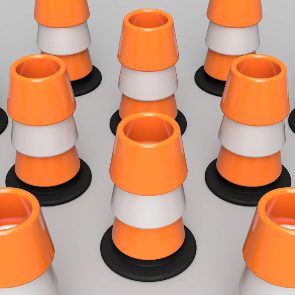 Modular Traffic Cone by Manufacturing Wizard - MakerWorld
