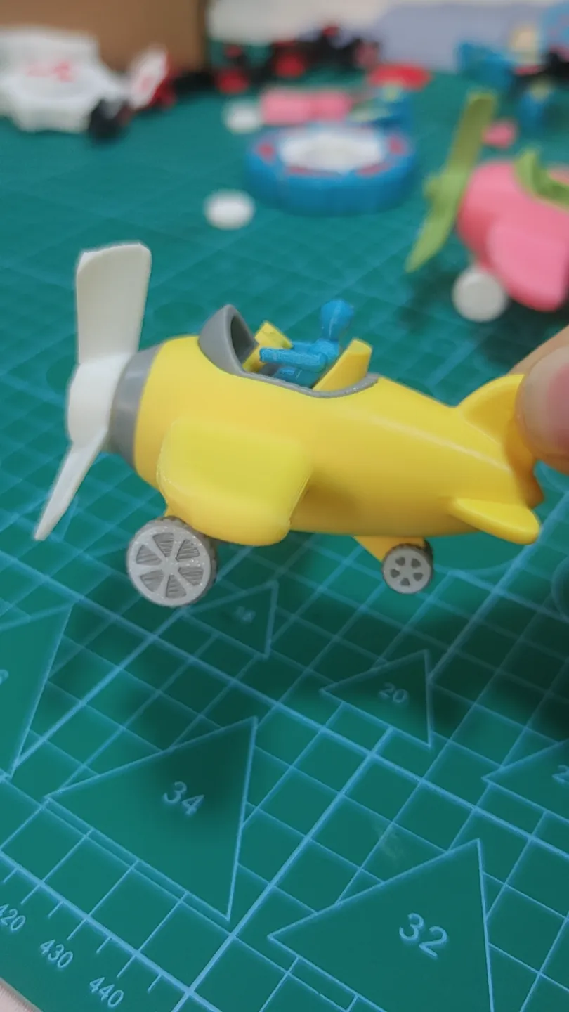 Assemble WWII Miniature Aircraft DIY aircraft by 萌小白DIY - MakerWorld
