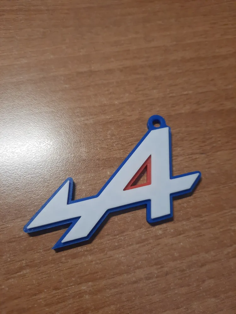 Alpine Logo Keychain by Luke-Leek-98 - MakerWorld