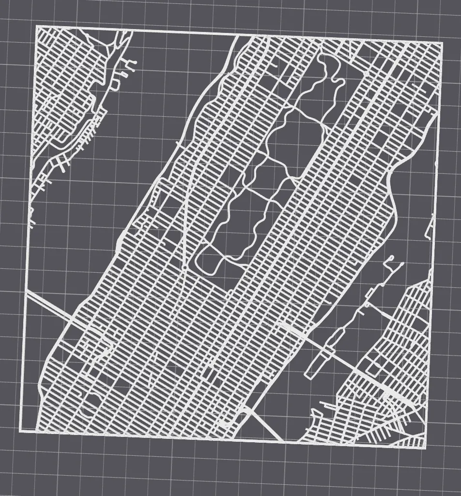 New York City - Street Outline by Aryiox MakerWorld: Download Free 3D ...