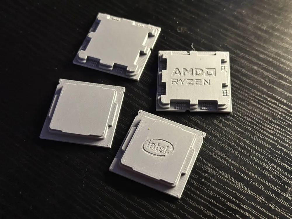 CPU Fridge Magnets (AMD & Intel) by Fez - MakerWorld