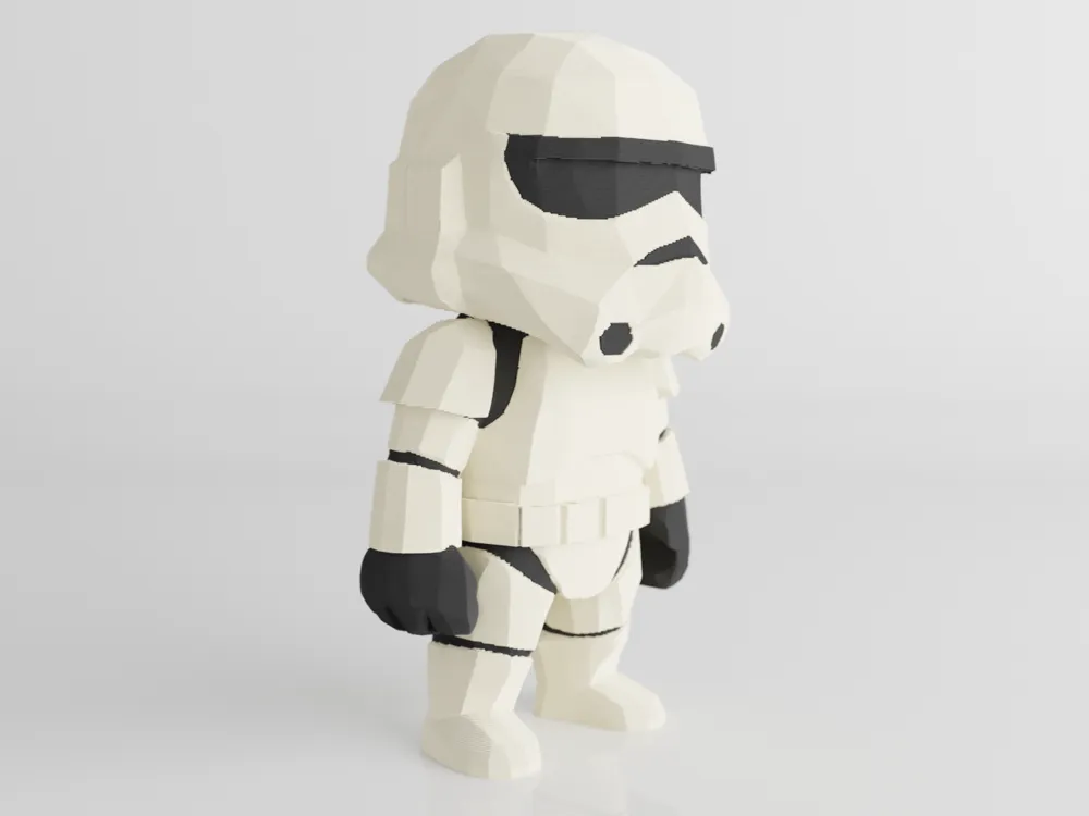 Low Poly Stormtrooper by piodeer MakerWorld: Download Free 3D Models