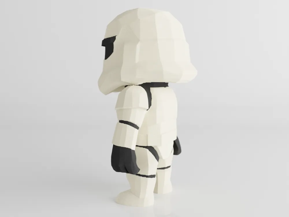 Low Poly Stormtrooper by piodeer MakerWorld: Download Free 3D Models