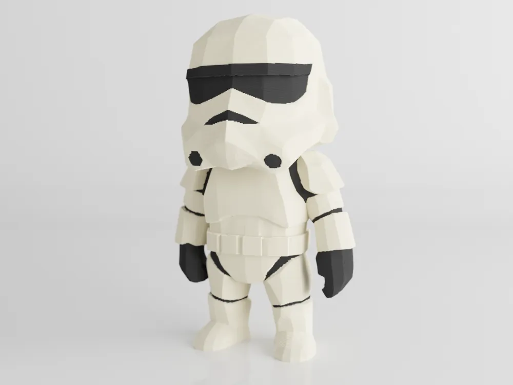 Low Poly Stormtrooper by piodeer MakerWorld: Download Free 3D Models