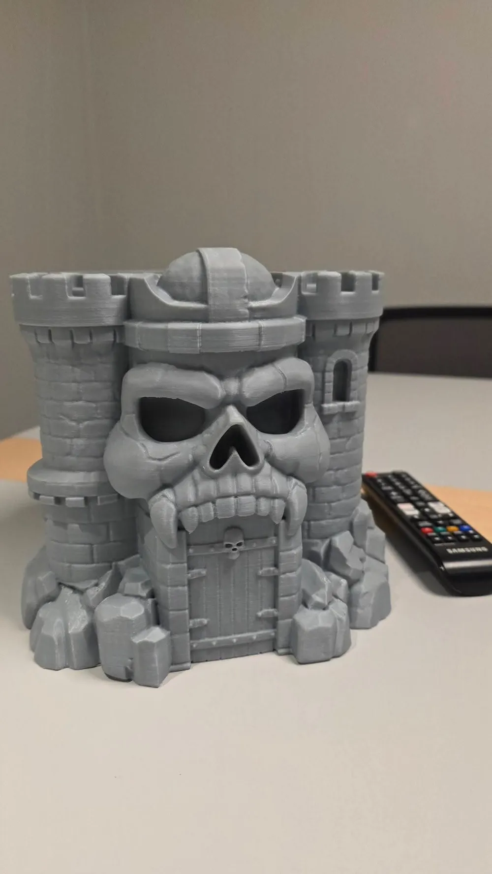 Skull Castle Popcorn Bucket - 3 Versions - Free 3D Print Model - MakerWorld