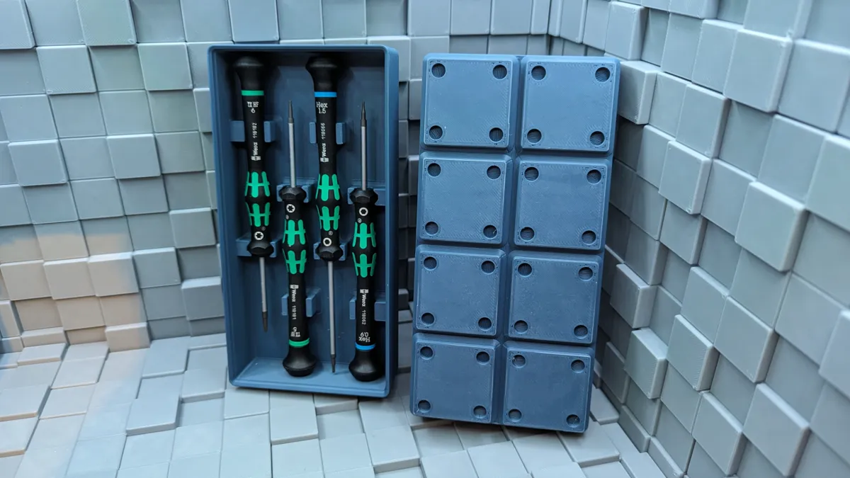 Portaherramientas Wera Kraftform Micro para Gridfinity 2x y 4x - Modelo ...