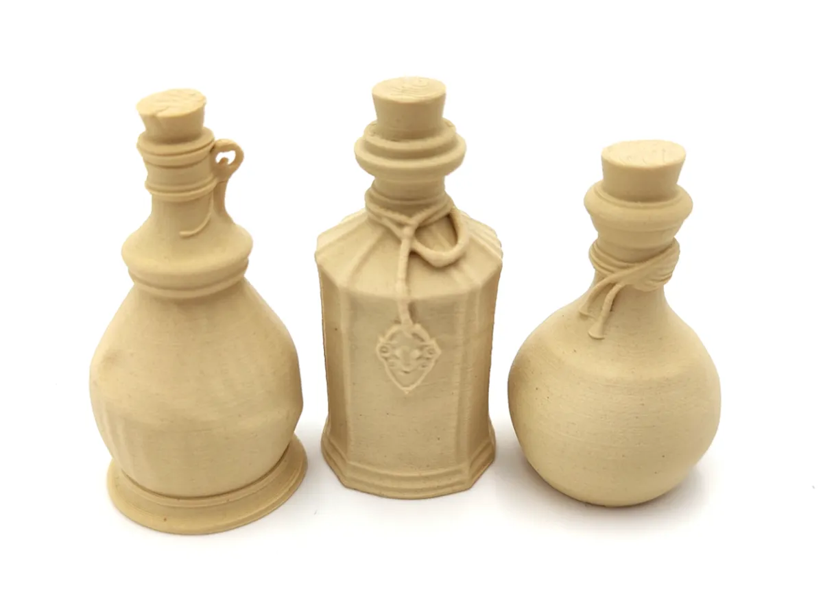 Botellas de Pociones Fantasía – Set 1 - Modelo de impresión 3D gratuito ...