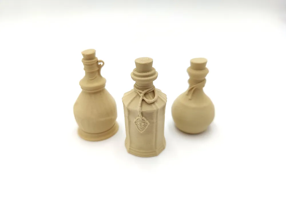 Botellas de Pociones Fantasía – Set 1 - Modelo de impresión 3D gratuito ...