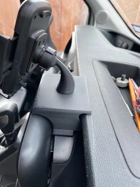 Ford Transit Phone Mount Base and Ball Mount by Dr. Dan - MakerWorld