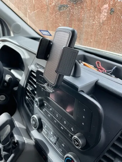 Ford Transit Phone Mount Base and Ball Mount by Dr. Dan - MakerWorld