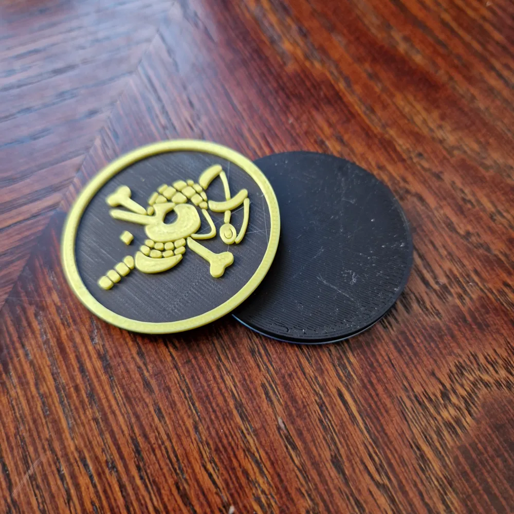 One Piece Collectible Coins: Jolly Rogers by Kryator - MakerWorld