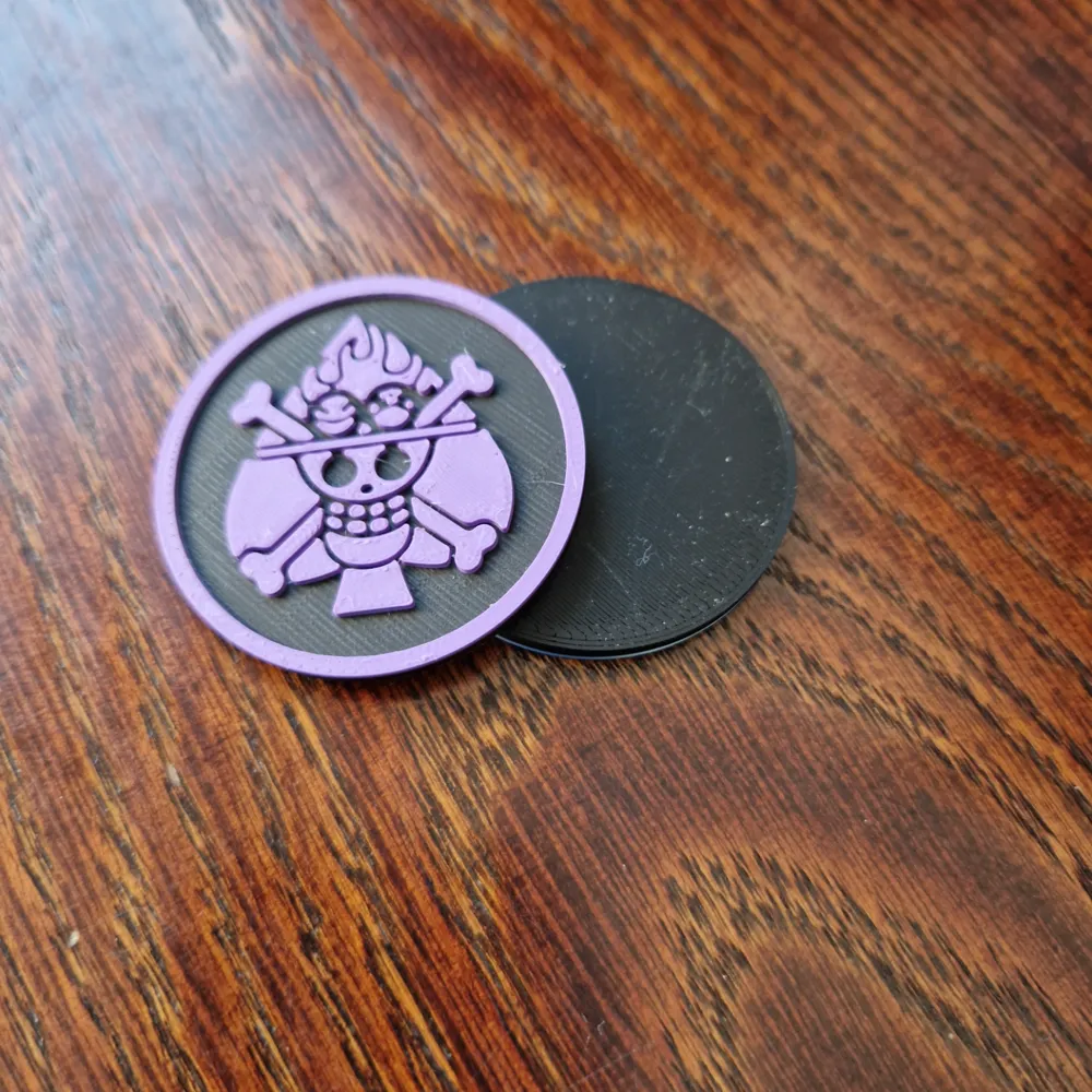 One Piece Collectible Coins: Jolly Rogers by Kryator - MakerWorld