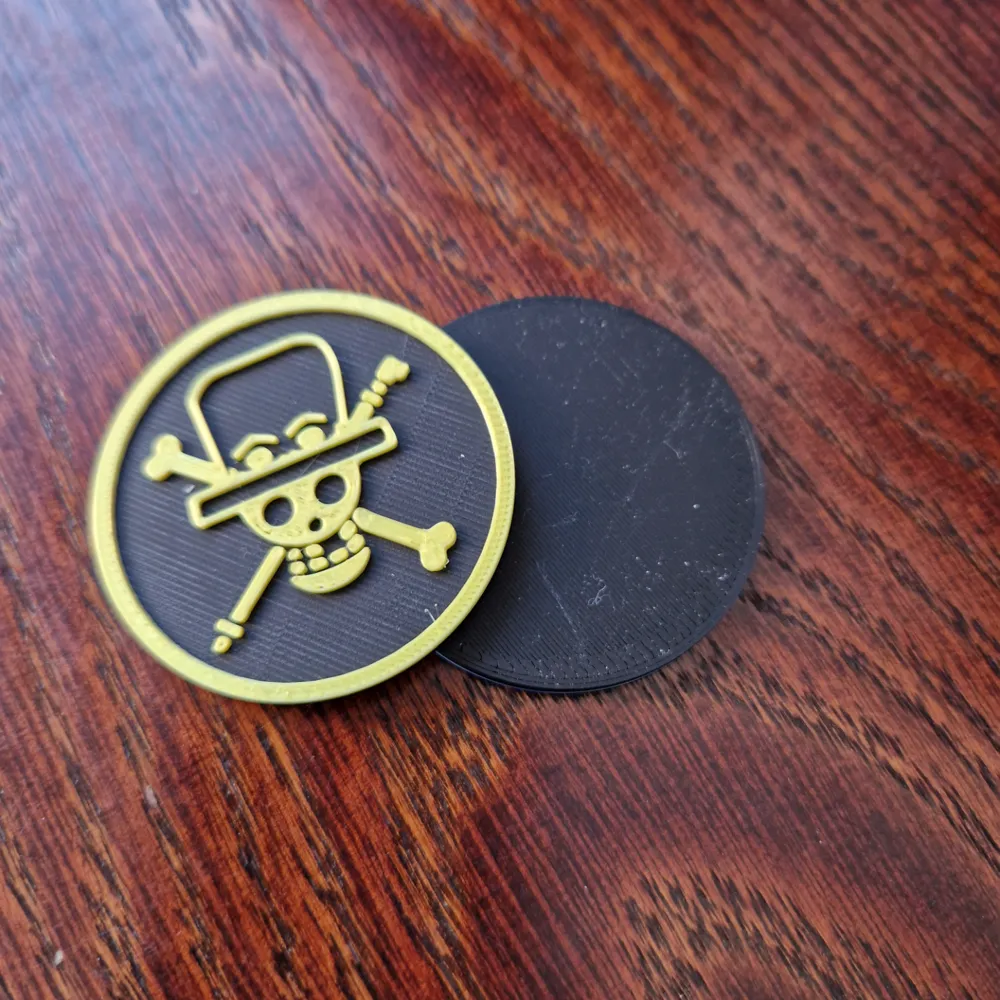 One Piece Collectible Coins: Jolly Rogers by Kryator - MakerWorld