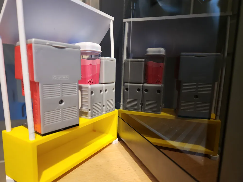 Toy Drinks Stand - Changable sign, no supports by DiddlyBuilds - MakerWorld