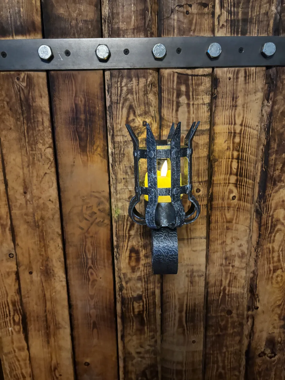 Medieval Wall Sconce with Cage by CS Ideenschmiede MakerWorld: Download ...