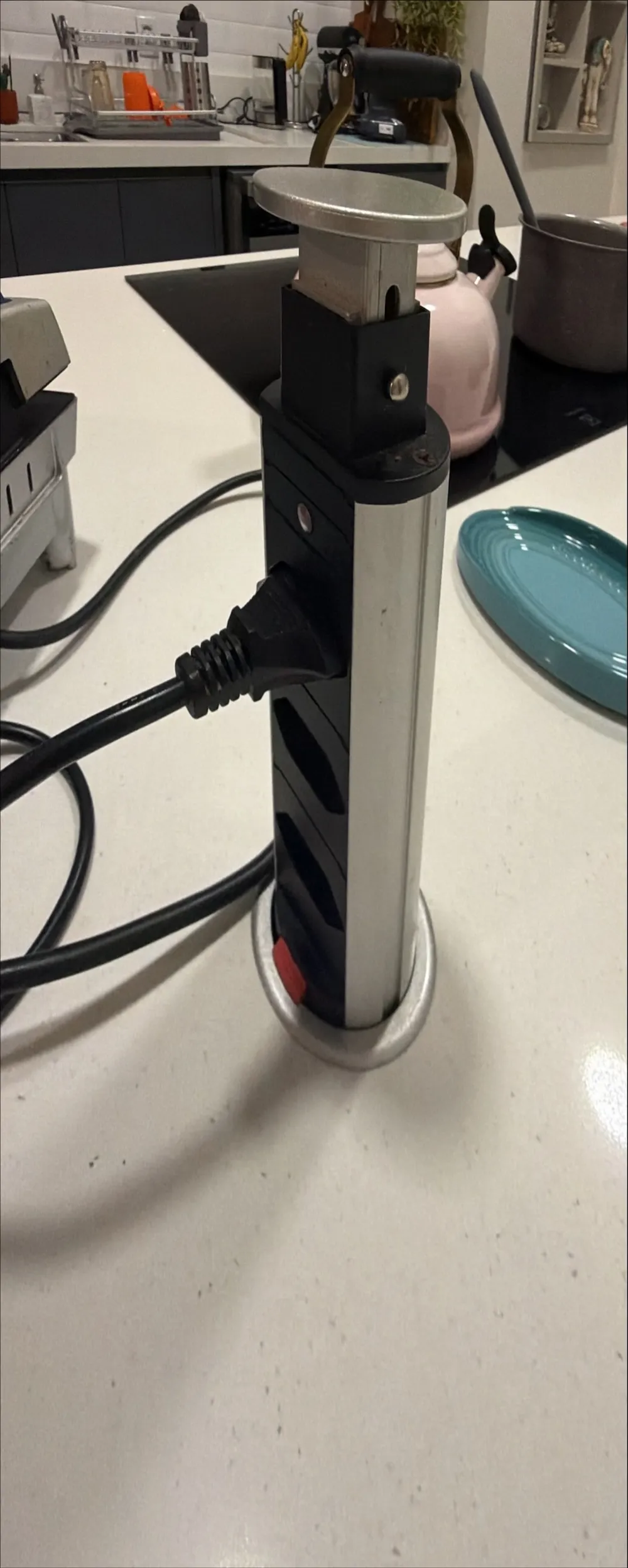 Thread for retractable desk power tower - Free 3D Print Model - MakerWorld