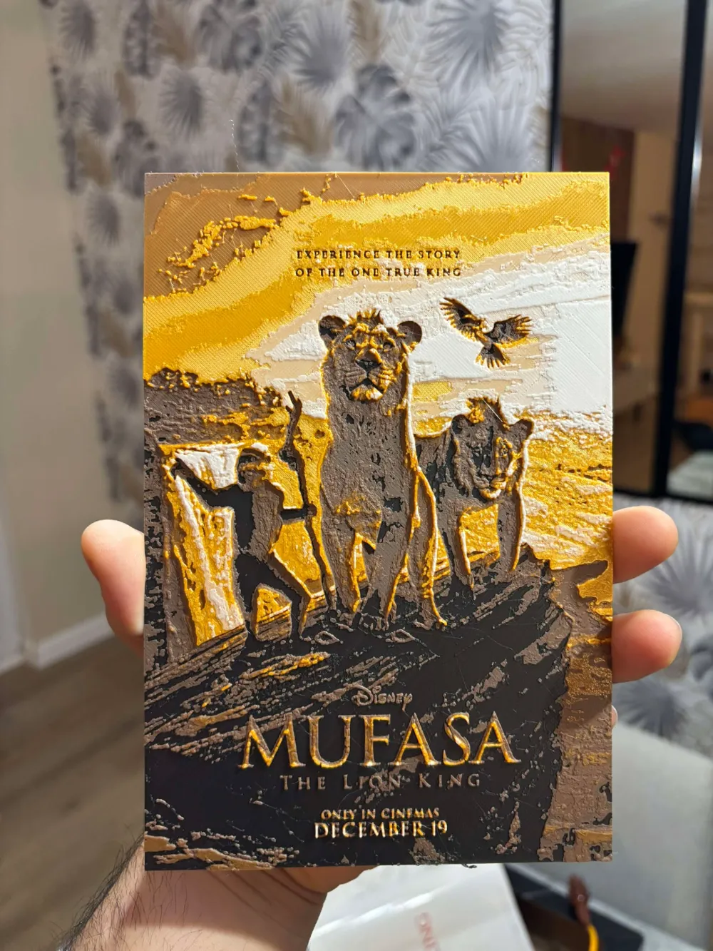 Mufasa hueforge (Lion king) by yanifa54 - MakerWorld