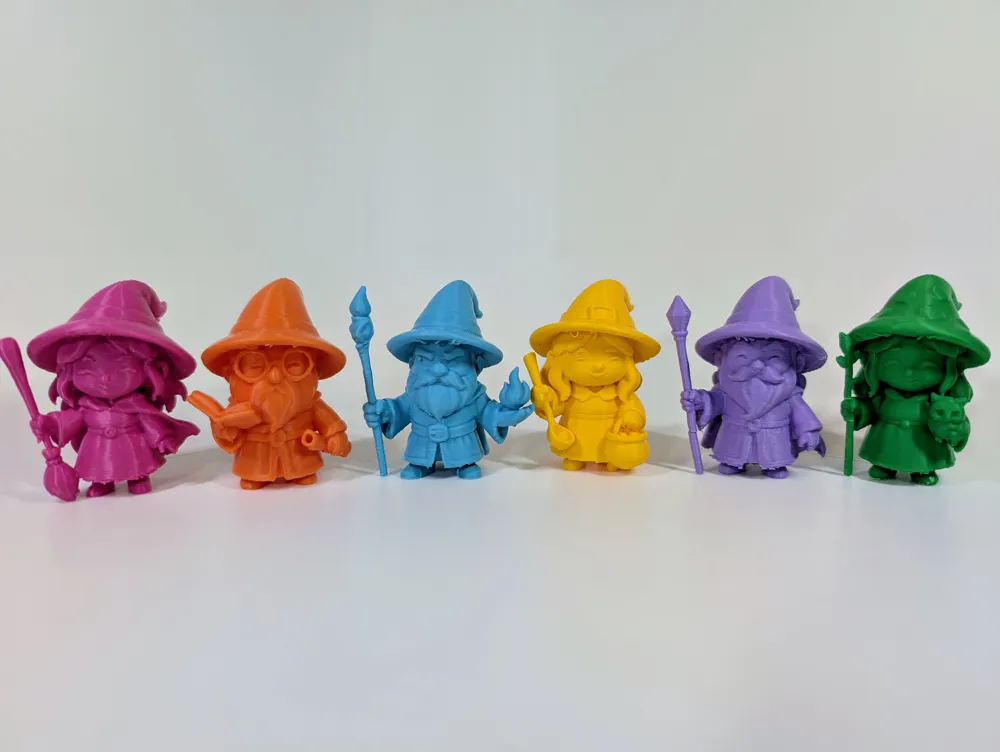 Wizards & Witches Minis by sidbarret007 MakerWorld: Download Free 3D Models