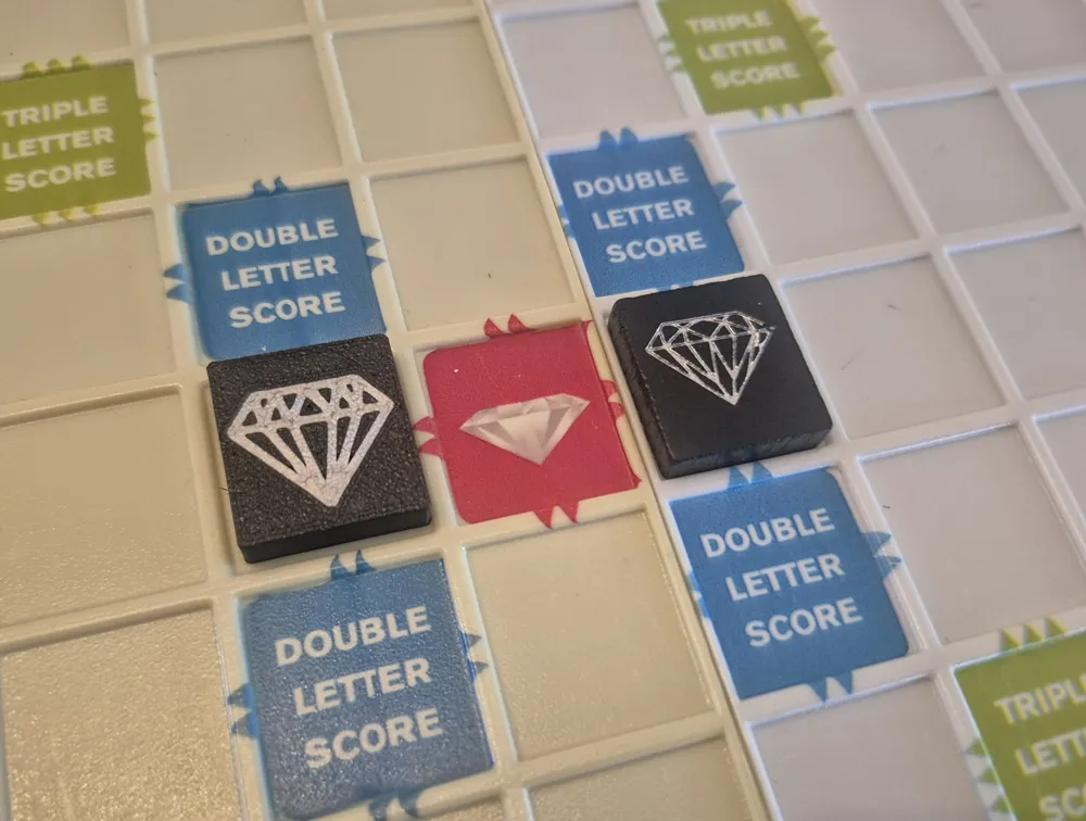 Scrabble Diamantstein – Kostenloses 3D-Druckmodell – MakerWorld
