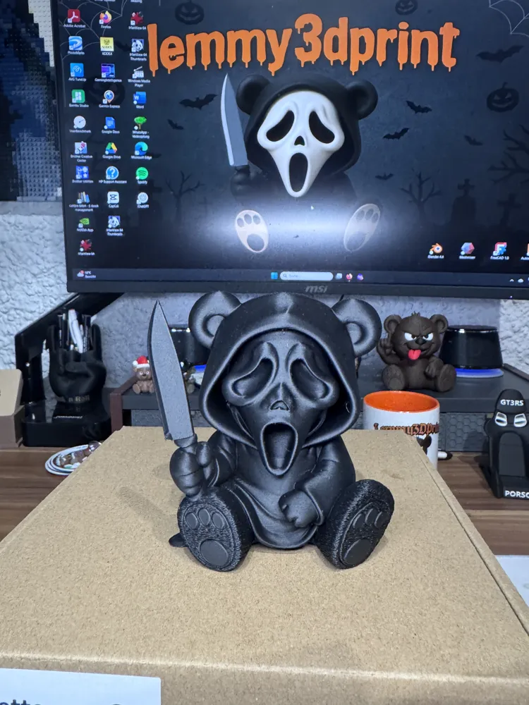 Ghostface Brummbär - Free 3D Print Model - MakerWorld