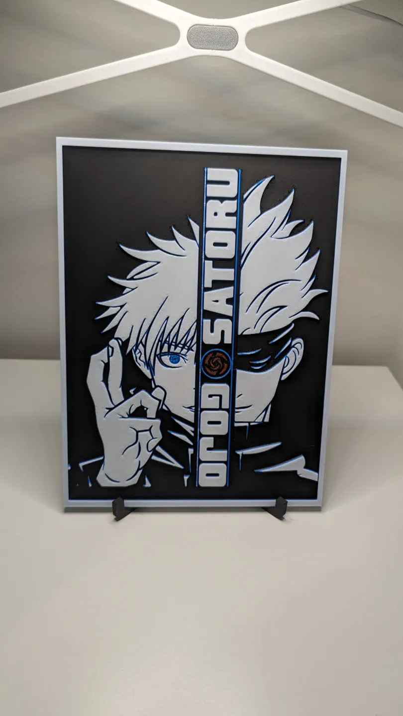 Gojo - Hueforge - Satoru Gojo JUJUTSU KAISEN by INFUSE 3D - MakerWorld