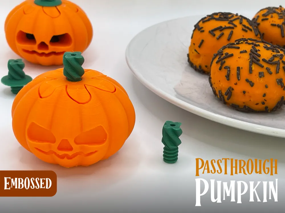 Pumpkin Halloween Vortex Passthrough by MalcTheOracle - MakerWorld