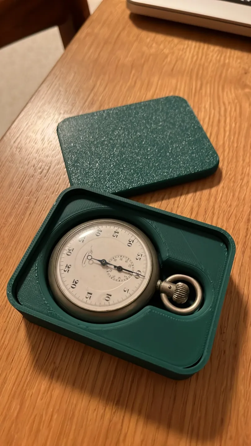 Awesome box with lid for retro stop watch by prints314MakerWorld ...