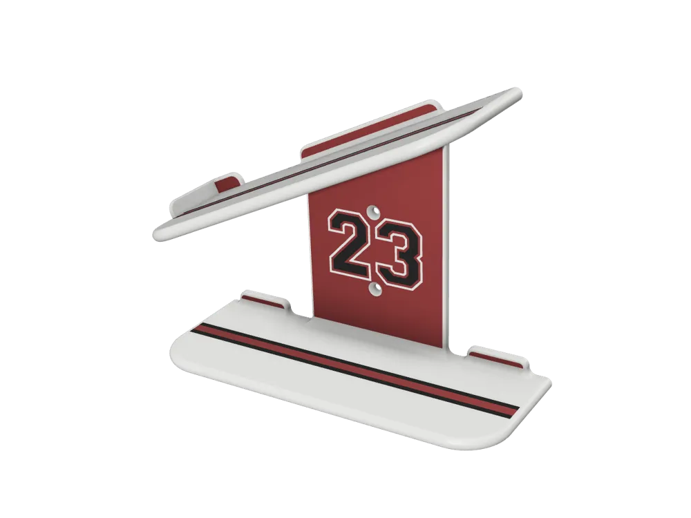 Air Jordan wall-mounted shoe stand - Free 3D Print Model - MakerWorld