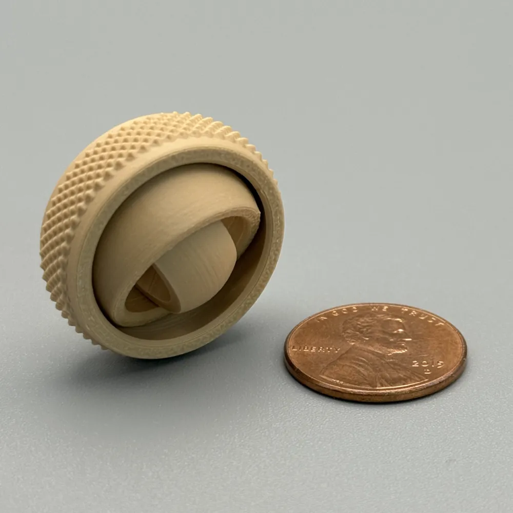 Micro Gyro Fidget Spinner by 3D Print Bros - MakerWorld