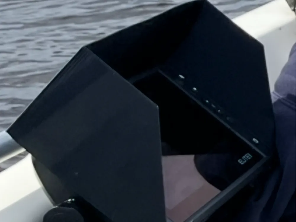 Visor for Lowrance Elite fs 9 by Chiffonad - MakerWorld