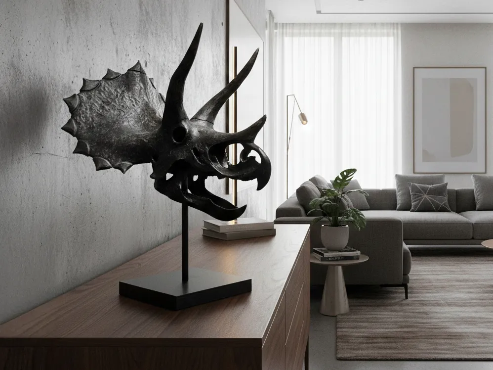 Triceratops Skull - Decorative Art - Free 3D Print Model - MakerWorld