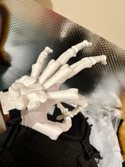 Skeleton Skin for Articulated Hand Remixed by Faran3D MakerWorld ...