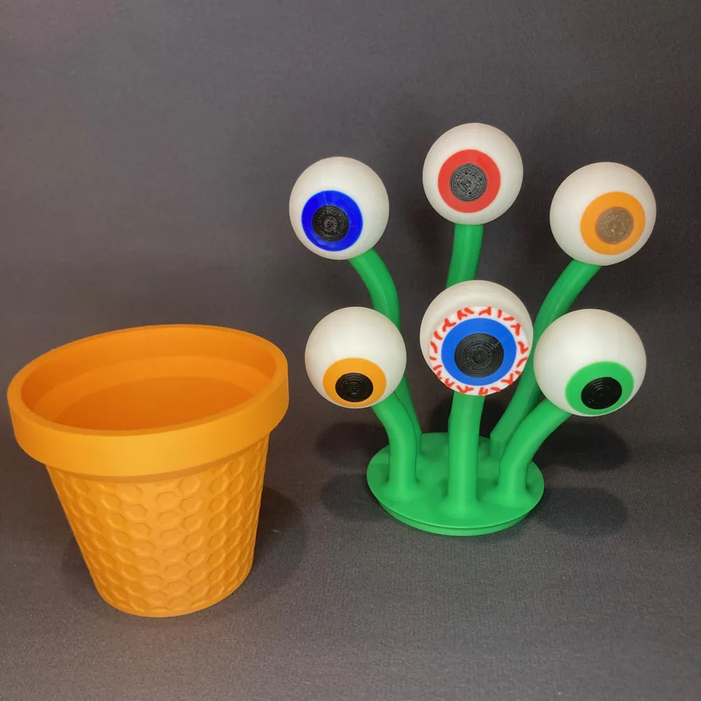 Peek-A-Boo: Halloween Eyeball Plant (3 hour) by SpacedOut MakerWorld ...
