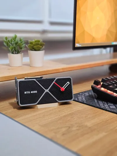 RTX 4090 Founders Edition - Desk Clock by HexaTrick MakerWorld ...