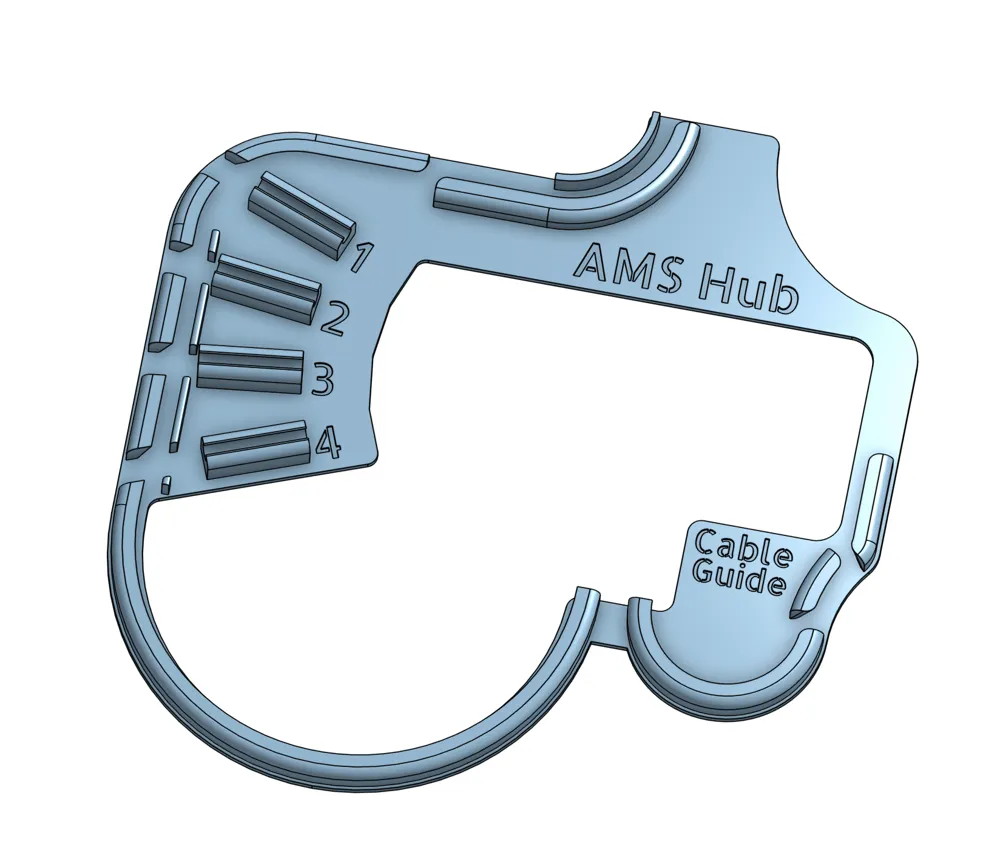 AMS Hub Cable Guide by xefke MakerWorld: Download Free 3D Models
