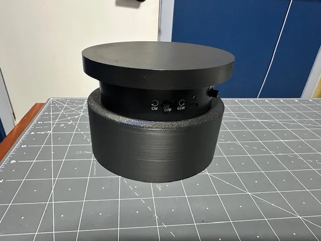 Revopoint turntable riser and storage box by SigOS - MakerWorld