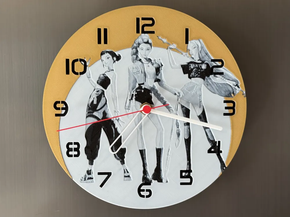 wall / desk clock KPop Demon Hunters by cP3D MakerWorld: Download Free ...